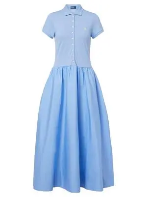Polo Ralph Lauren Cotton-blend Shirt Dress - Blue