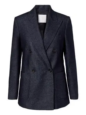 Eleventy Double-breasted Blazer - Blue