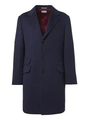 Brunello Cucinelli Virgin Wool Coat - Blue