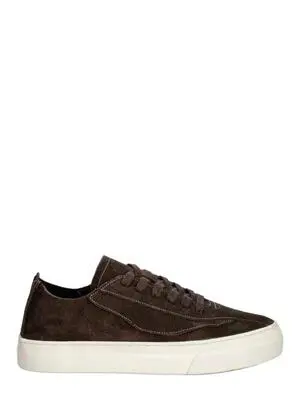 S.W.C STEPNEY WORKERS CLUB Dellow Suede Sneakers - Brown