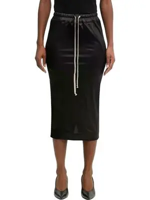Rick Owens Midi Skirt - Black