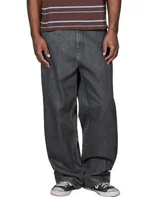 PLEASURES Spray Formula Baggy Jeans - Black