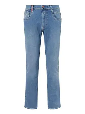 REPLAY Anbass Slim-fit Denim Jeans - Medium Blue
