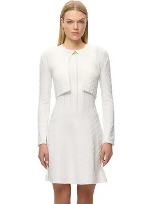 Herve Leger The Ellis Jacket - Alabaster