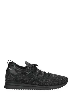 Paul & Shark Sneakers In Textile Fibers And Leather - Black