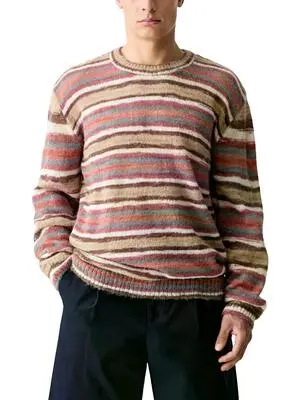 A.p.c. Hector Horizontal-stripe Sweater - Neutrals