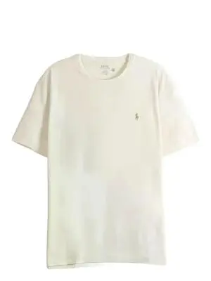Polo Ralph Lauren Embroidered-logo T-shirt - Neutrals