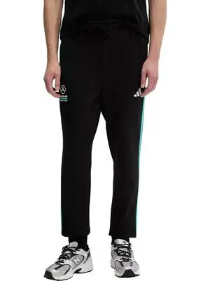 Adidas Mercedes-amg Petronas Side-stripe Track Pants - Black