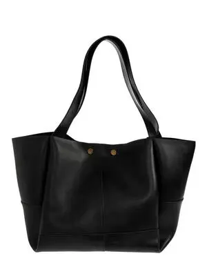 ALLSAINTS Large Rosalie Leather Tote Bag - Black