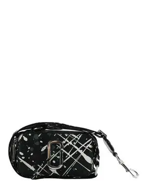 Marc Jacobs Marc Jacobs Snapshot Paint-Splatter Cross Body Bag Black
