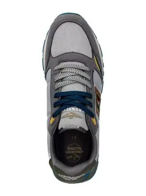 AERONAUTICA MILITARE Frecce Tricolori Panel Sneakers - Grey