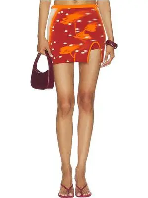 Ph5 Casia Mini Skort - Fireball Orange