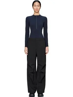Rains Suva Hardshell Wide Leg Pants - Black