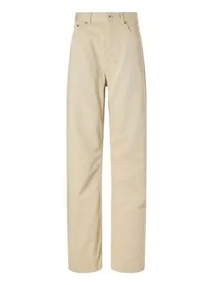 JW Anderson Mid-rise Straight-leg Jeans - Neutrals