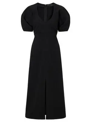 Proenza Schouler Clarissa Cotton-blend Jersey Midi Dress - Black