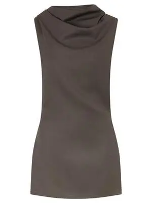 Khaite Astor Virgin Wool Mini Dress - Gray