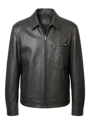 Prada Lambskin Leather Jacket - Multicolor