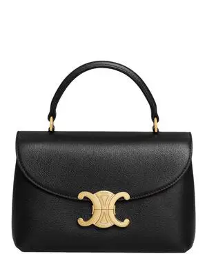 Celine Teen Nino Leather Crossbody Bag - Black
