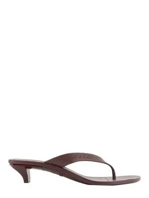 Gucci Vittoria Rubber Flip-flop Sandals - Multicolor