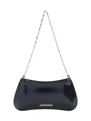 Jacquemus Le Petit Bisou Chaine Handbag - Black