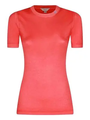 Malo Round Neck Short Sleeve Top - Multicolor