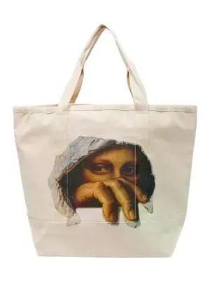MELT Graphic Print Tote Bag - Neutrals