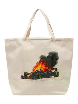 MELT Graphic Print Tote Bag - Neutrals