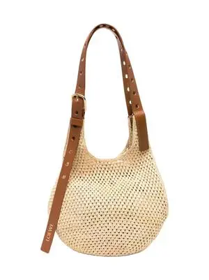 Loewe X Paula's Ibiza Woven Shoulder Bag - Neutrals