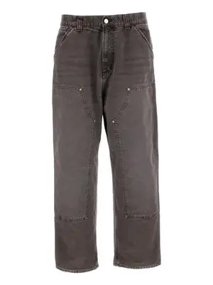 Carhartt Work In Progress Dearborn Organic Cotton Canvas Trousers - Brown