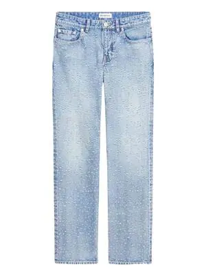 BALENCIAGA Balenciaga All-Over Hole Detailed Low Waist Jeans