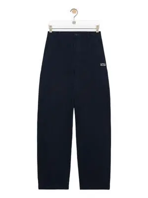 Loewe Cotton Trousers - Black