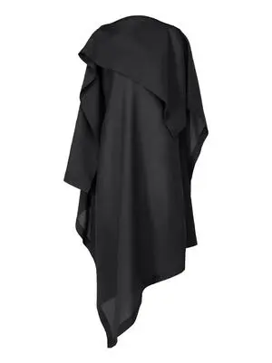Issey Miyake Asymmetrical Draped Dress - Black