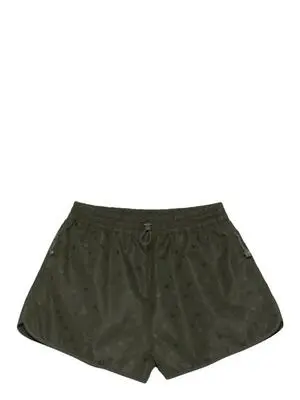 Cecilie Bahnsen Floral Print Jacquard Shorts - Black