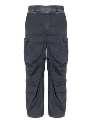 DIESEL® Relaxed Fit Cargo Pants - Blue