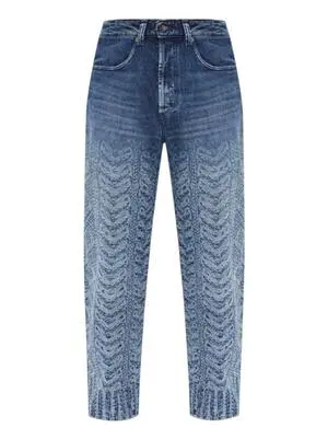 DIESEL® Diesel D Macs S 8 Patterned Tapered Jeans