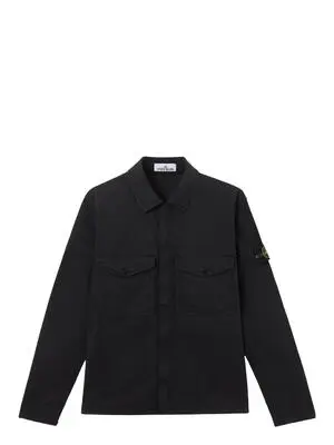 Stone Island Long-sleeved Shirt Jacket - Black