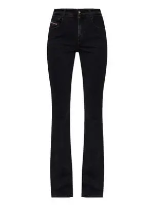DIESEL® Belt Loop Flare Jeans - Black