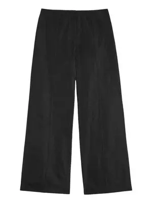 JIL SANDER Tailored Wide Leg Trousers - Black