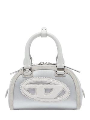 DIESEL® Diesel 1DR Dome Top Handle Shoulder Bag Silver