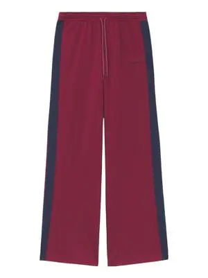 Alexander McQueen Wide-leg Side-stripe Joggers - Red