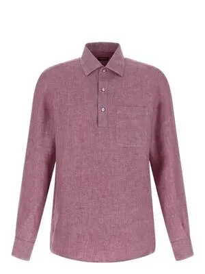 Zegna Oasi Lino Polo Shirt Multicolor