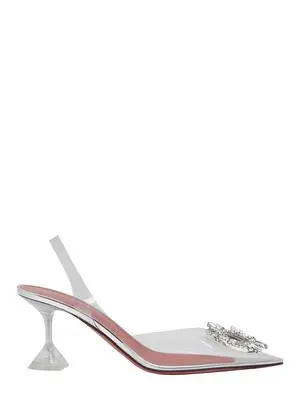 Amina Muaddi Pointed-toe High Heels - Transparent