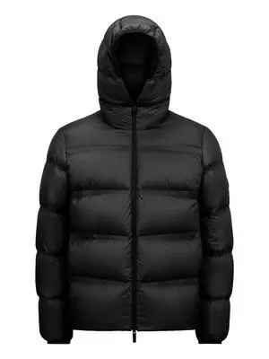 Moncler Masac Zip-up Short Puffer Jacket - Black