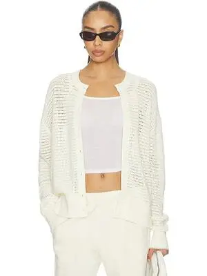 Varley Pembroke Knit Cardigan - Cream