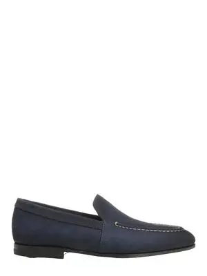 Santoni Malibu Suede Moccasin - Blue