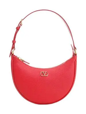 Valentino Garavani Valentino Garavani Vlogo Mini Hobo Bag Red
