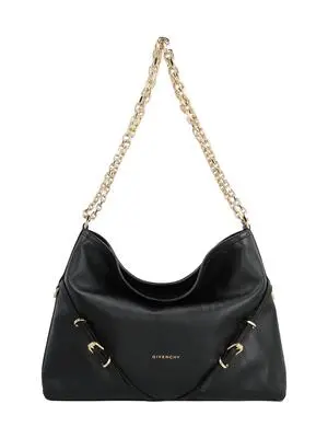 Givenchy Medium Voyou Chain Shoulder Bag - Black
