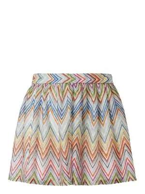 Missoni MISSONI Zigzag Knit Shorts Multicolor