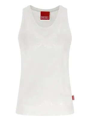 DIESEL® X Tinder 'pr-t-anki-lace-r' Tank Top - White