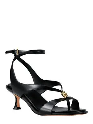Michael Kors Cherie Leather Sandals - Black